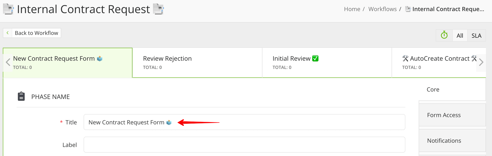 Configure Workflow Public Forms